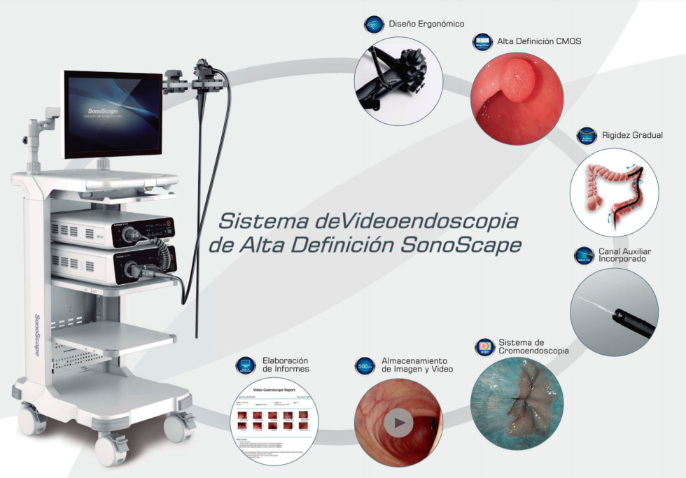 Endoscopio / Video Endoscopio Sonoscape HD-500 config standard con ...